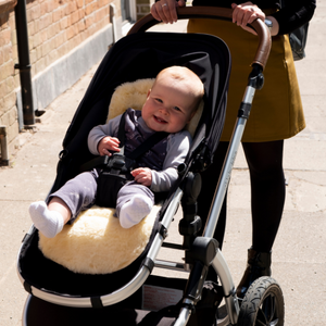 Lambskin Pram Liner. Natural Sheepskin Pram Insert | Naturally Sheepskins