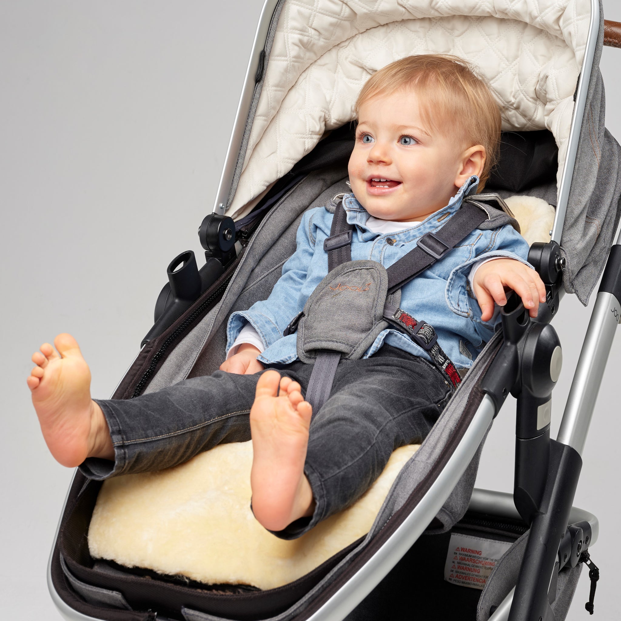 Lambskin Pram Liner. Natural Sheepskin Pram Insert | Naturally Sheepskins